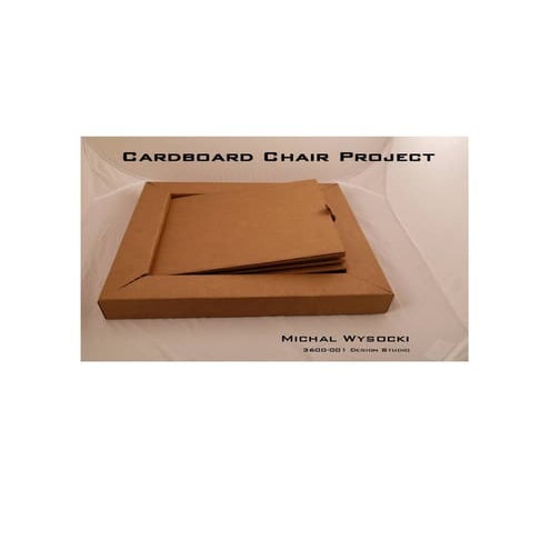 Cardboard Chair Project | PDF