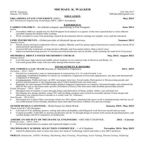 Michael Huston CV | PDF