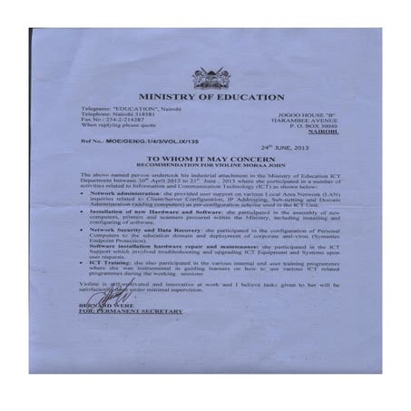 MOE recommendation | PDF