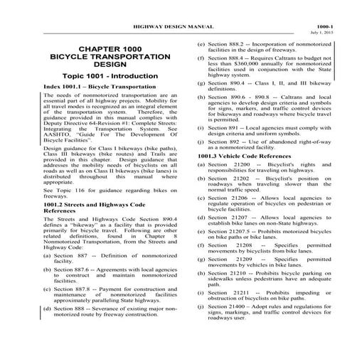 Highway Design Manual | PDF