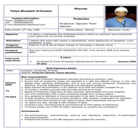 yahya CV | PDF