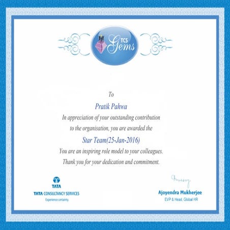 Star Team Award | PDF