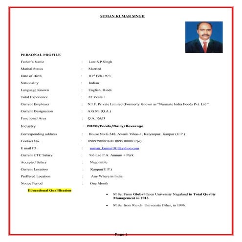 SUMAN CV | DOC