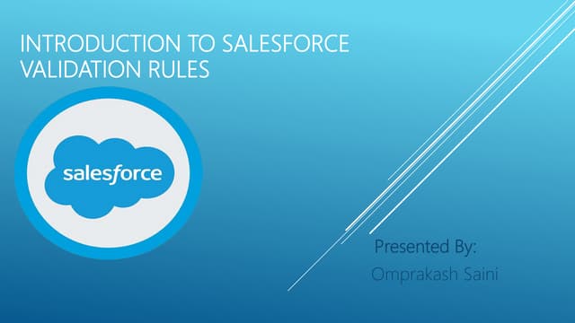 Validation Rules Pdf