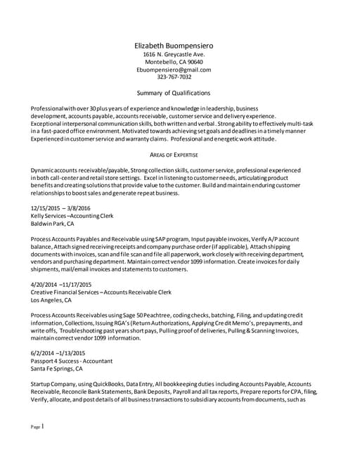 Bridgette e resume | PDF