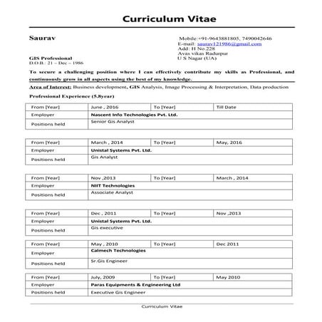 Saurav_CV | DOC