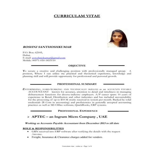 Roshni CV | DOC