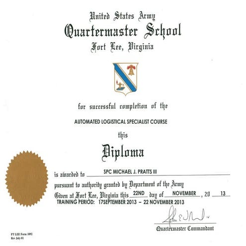 AIT 92A certificate | PDF