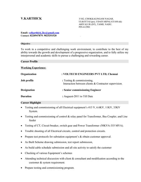 VINOTH RESUME UPDATED | DOCX