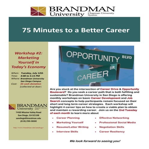 Visit The Career Center | PDF