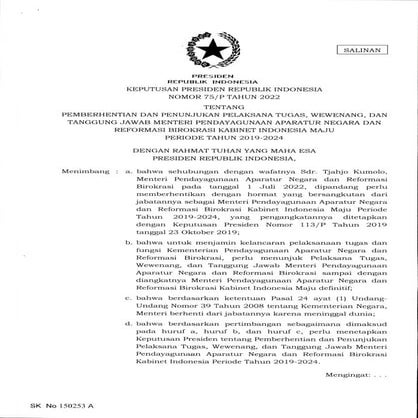 Kepres Nomor 75 p 2022.pdf