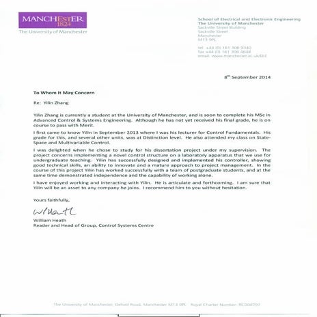 Yilin_Reference Letter | PDF
