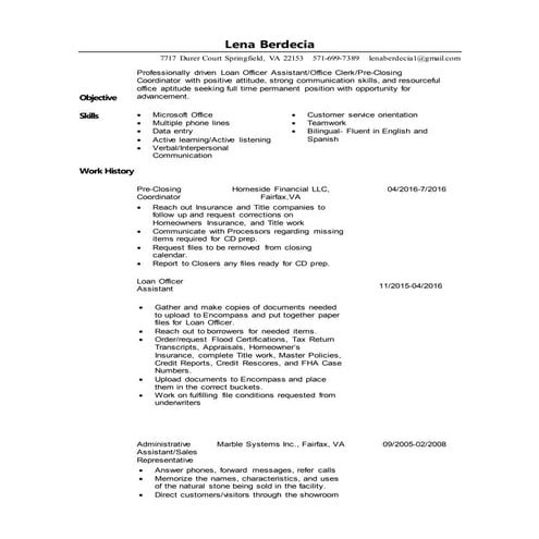 Lena's Updated Resume | DOCX