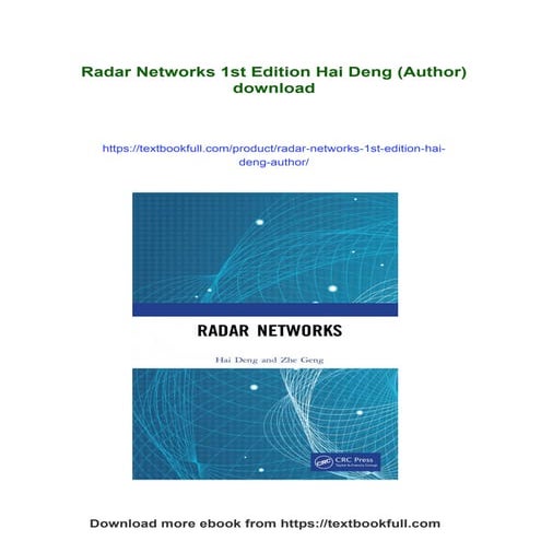 Radar Networks 1st Edition Hai Deng (Author) | PDF