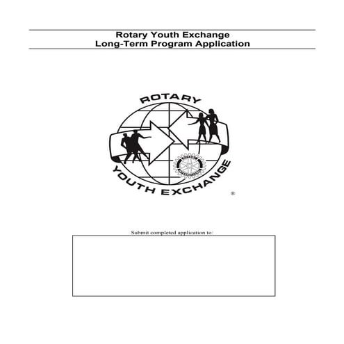 Rotary Exchange Program | PDF