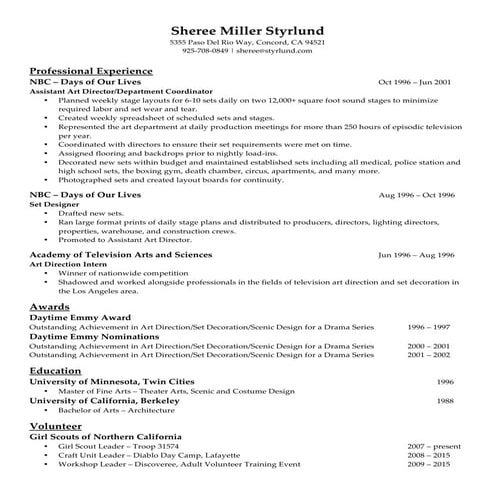Resume 2016 Pdf