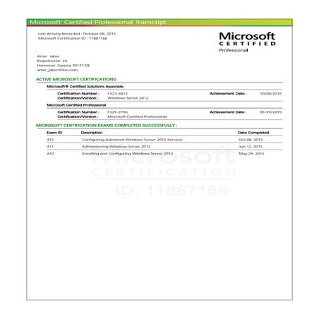 Microsoft Certifications Transcript.PDF