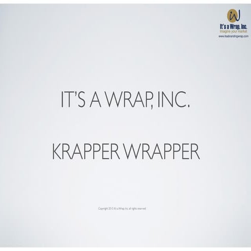 Krapper Wrappers by It's a Wrap | PPT