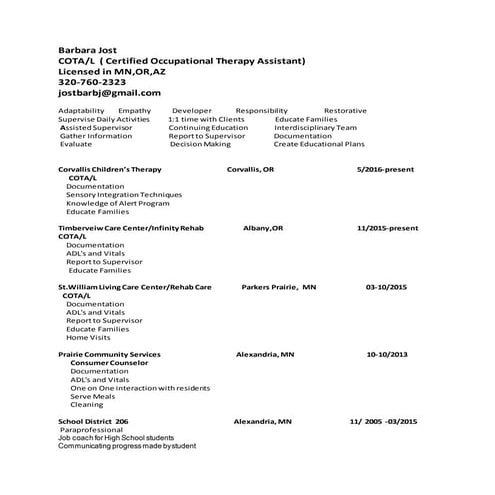 VAC Resume | DOC