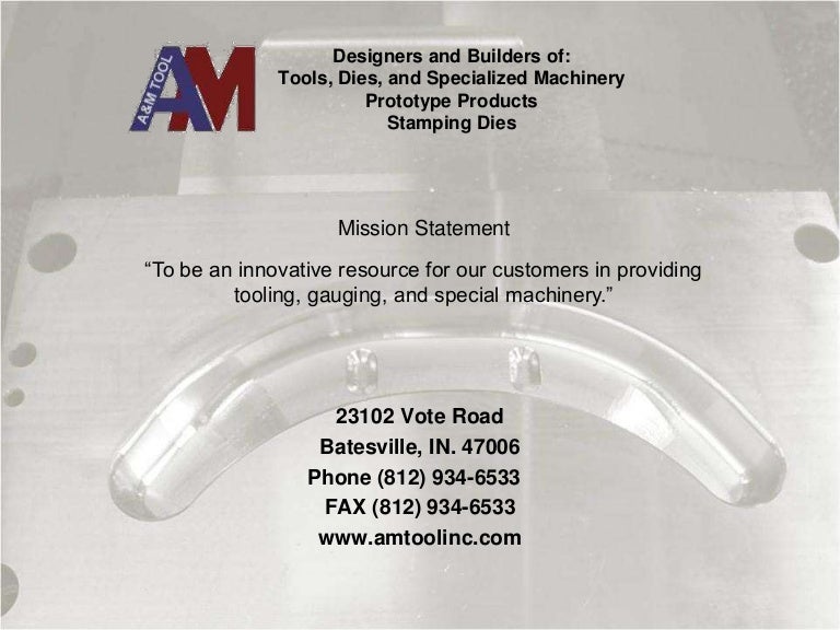 A&M Tool-2016-Capabilities