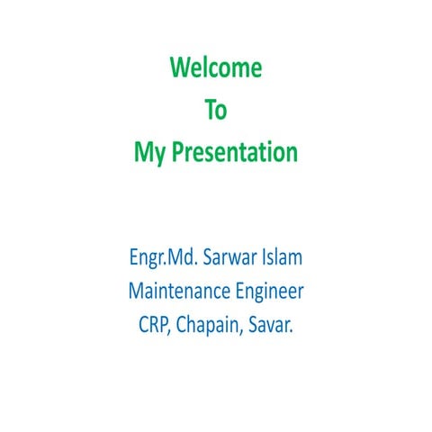 Presentation of Sarwar | PPTX