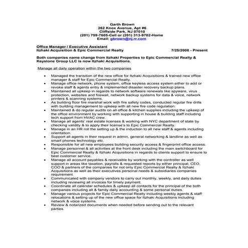 Garth Brown Resume G | DOC