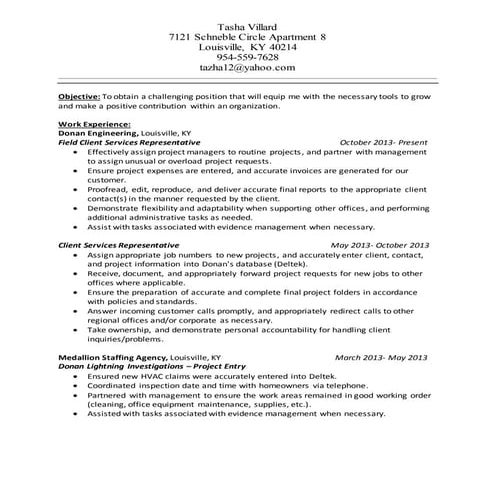 Tasha Villard Resume | DOCX