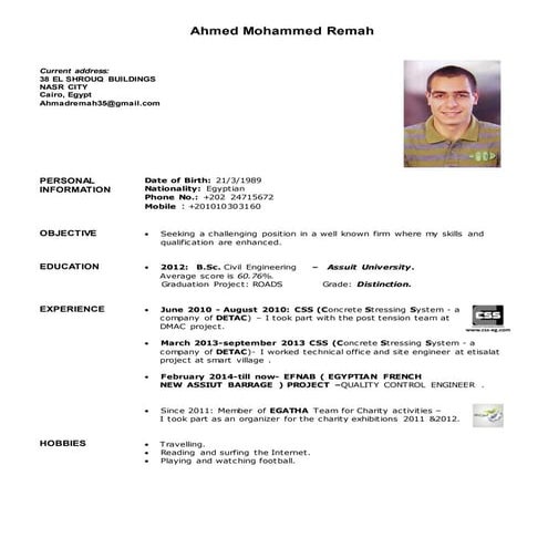 M.KHAIRY CV | PDF