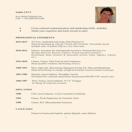 CV Stephanie Di Nobile2 | PDF