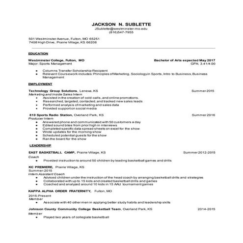 Madison Huffling resume | PDF