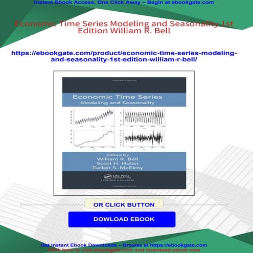 Economic Time Series Modeling and Seasonality 1st Edition William R ...