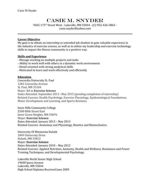 Sierra henderson holmes resume | DOCX
