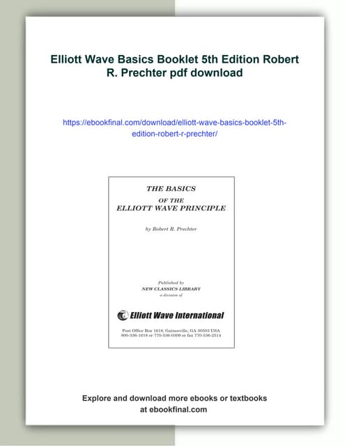How to use Elliott Wave Effectively | PDF | Stocks and Bonds | Personal ...