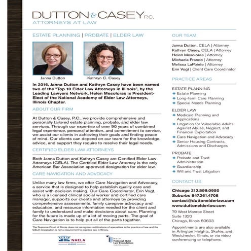 Dutton & Casey - Attorneys at Law | PDF