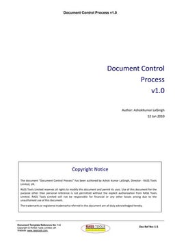 Document Control | PPT