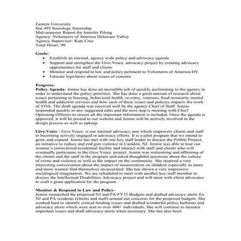 Mid Semester Review | DOC