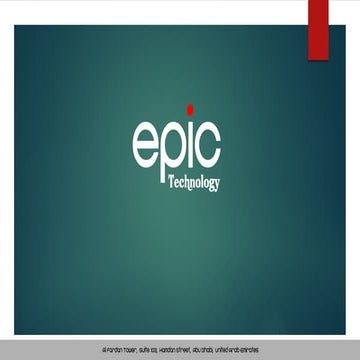 Epic Technology Profile | PDF
