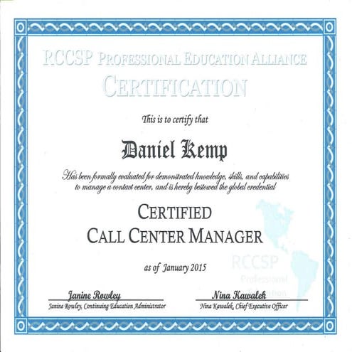 CCCM Certification | PDF