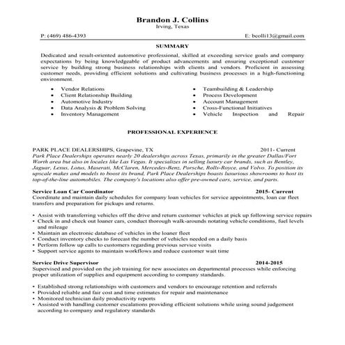 Arlene Duncan Resume | DOC