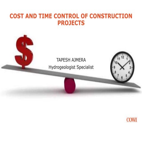 COST AND TIME CONTROL OF CONSTRUCTION PROJECTS_TKAJ | PPT