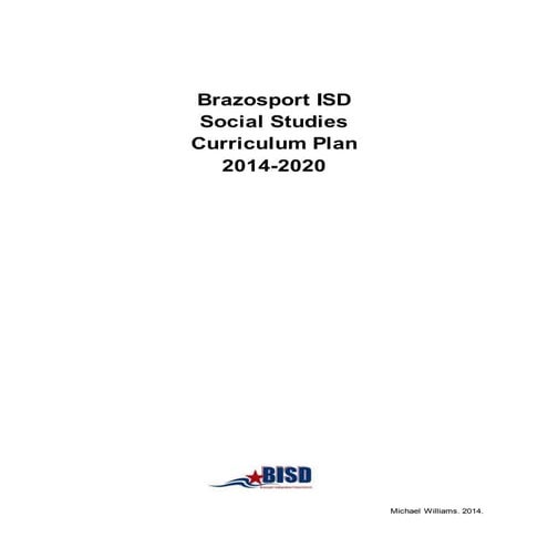 Brazosport SS Plan 2014-2020.mWilliams | DOCX