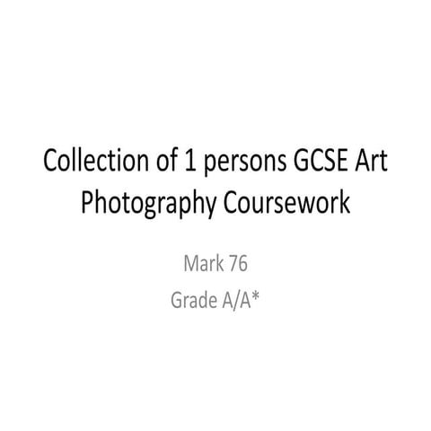 Y11 Order Disorder Artist Inspiration | PPTX