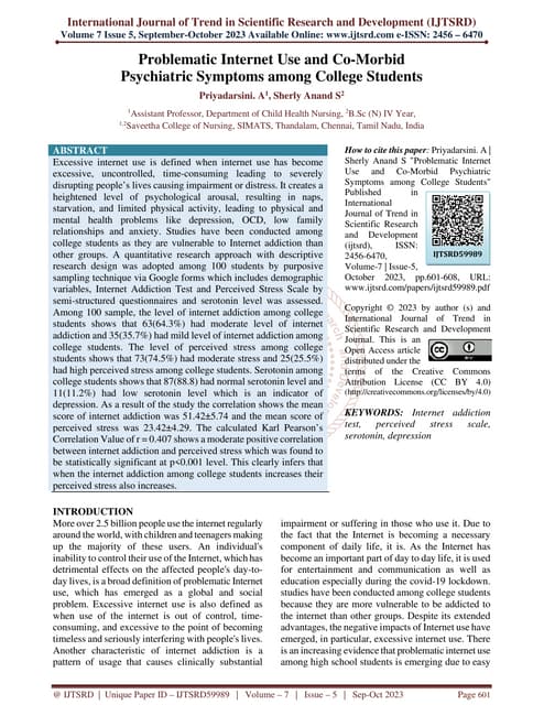 Thesis | Research Paper | Defense Presentation | Technology Overuse ...