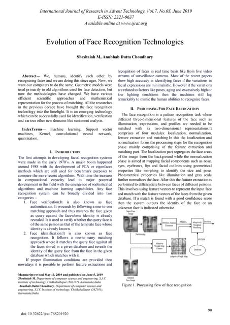 Face Recognition And Detection Using Image Processing Pdf