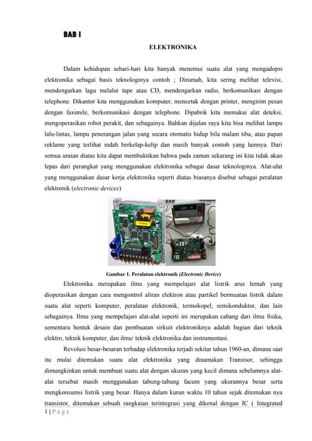 Simbol Komponen Elektronika | DOCX