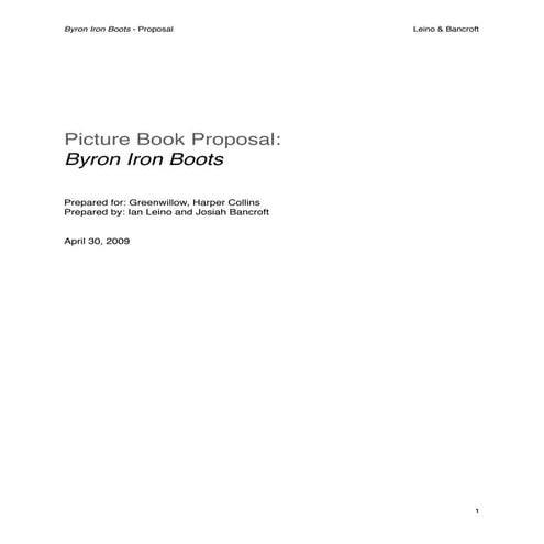 7710311 book proposal-sample | PDF | Science Fiction | Genres