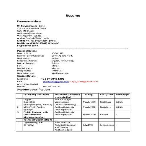 SURYA RESUME | DOCX
