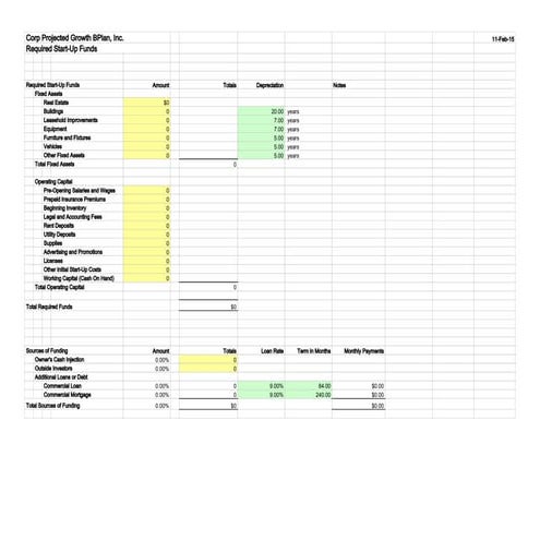 Worksheets - Integrated Financial Projections - Google Sheets | PDF