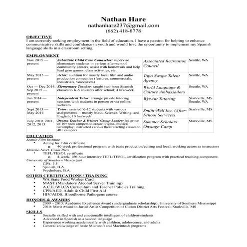 NathanHare-CV-newest | PDF