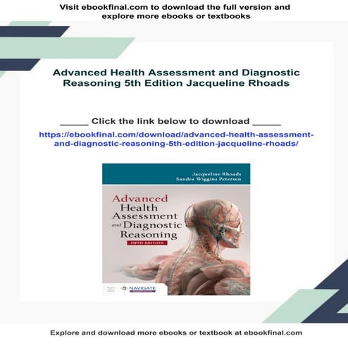 Advanced Health Assessment and Diagnostic Reasoning 5th Edition ...